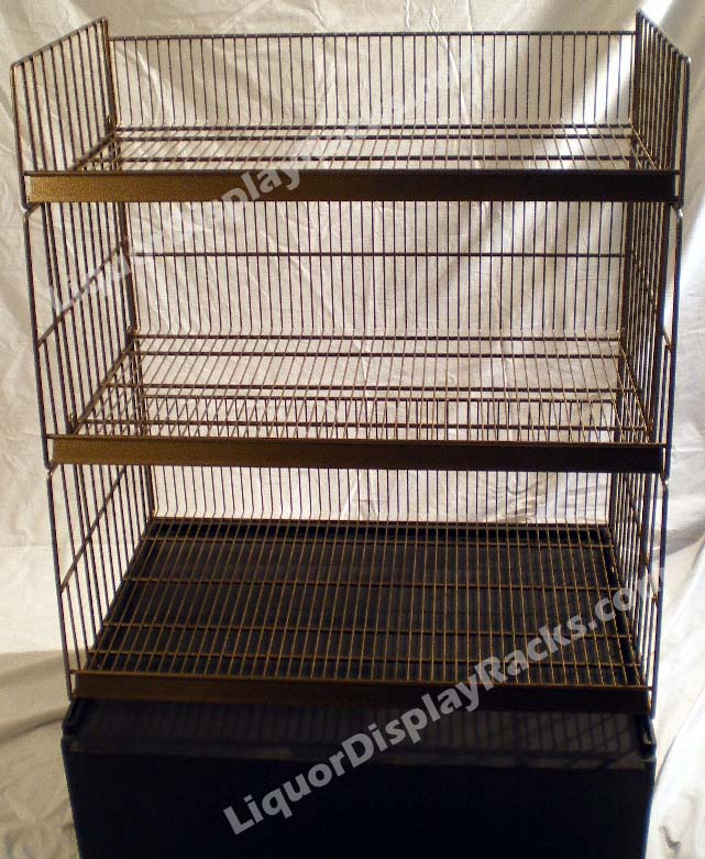 Single Sided Liquor Display Rack - Liquor Display Racks